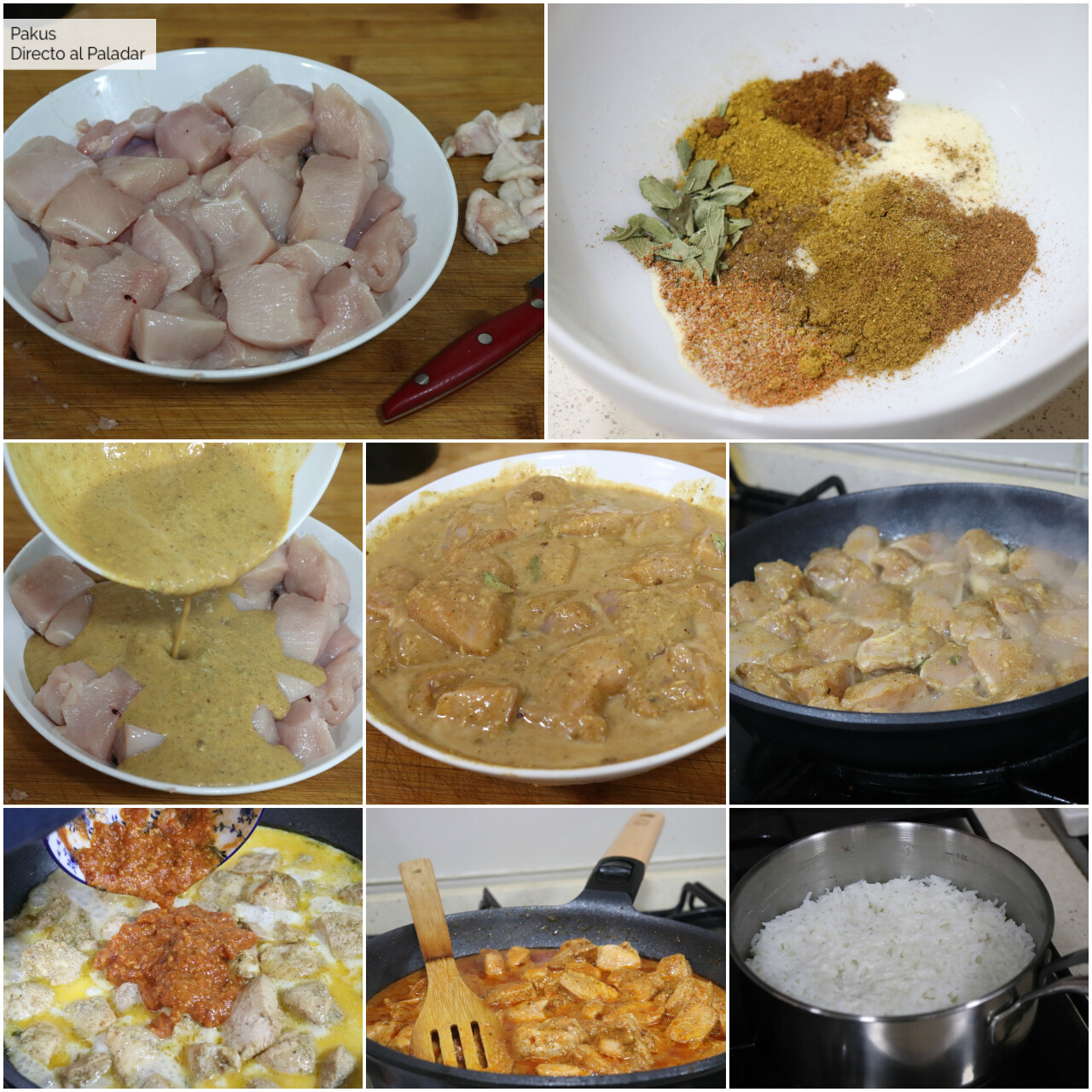 Pollo tikka masala, la receta de pollo al curry más popular en el mundo