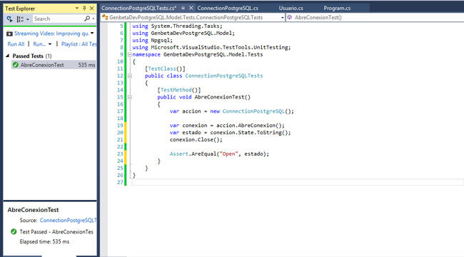 Conectar nuestra aplicación .NET a PostgreSQL. Entidades y conectores.