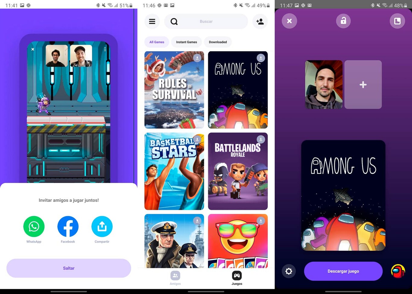 Bunch, la aplicación para jugar con amigos mediante videollamada y chat ...