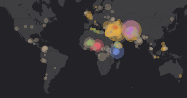 El mapa que te permite seguir todos los atentados terroristas de 2017 ...