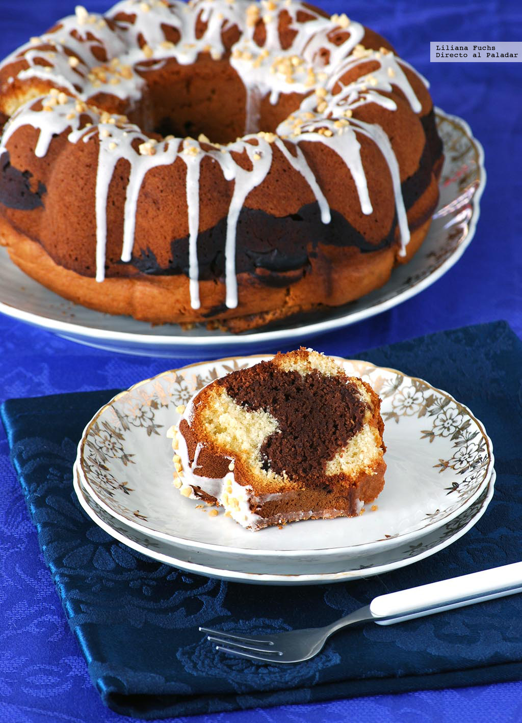 Bundt Cake marmolado de chocolate con mermelada. Receta para el Día ...