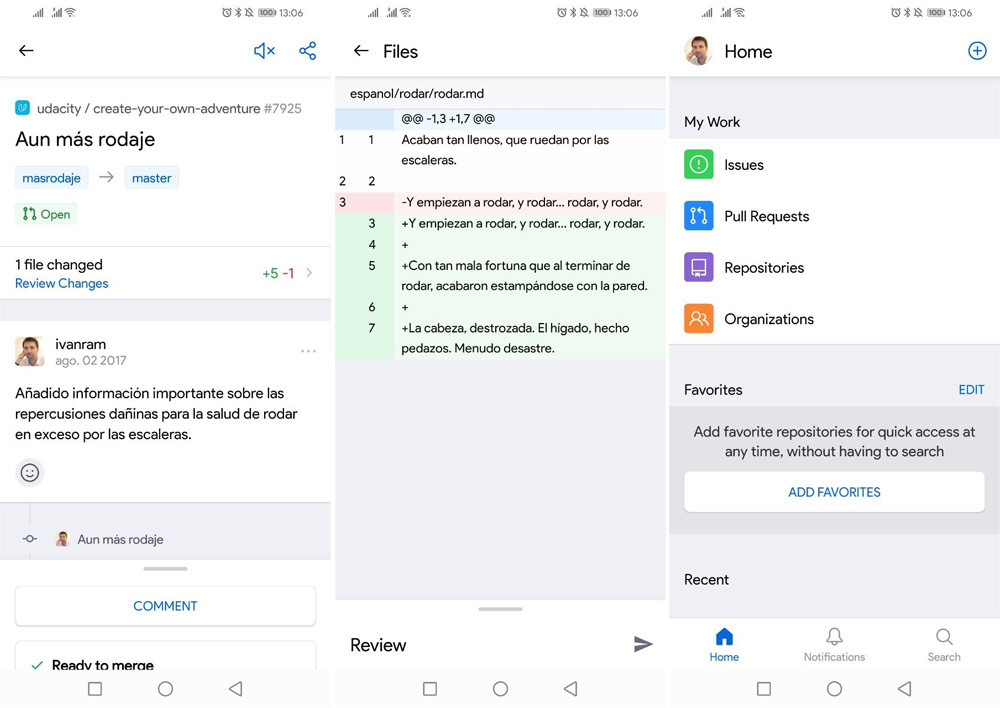 GitHub llega oficialmente a Android en forma de beta