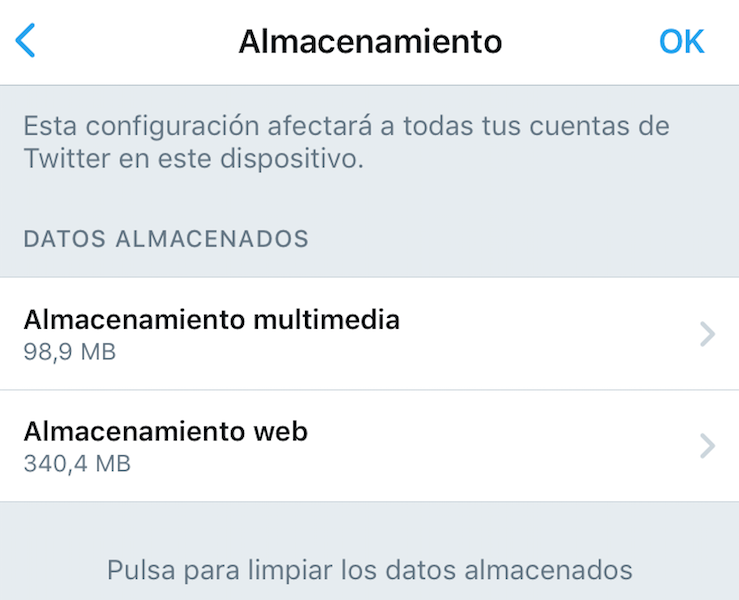 Cómo limpiar la caché de Twitter en iOS con la nueva versión de su ...
