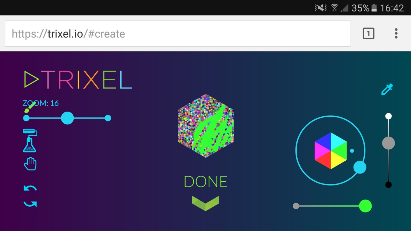¿Te gusta dibujar? Trixel es el Instagram del pixel art triangular