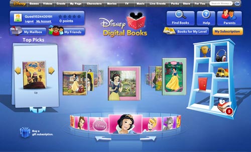 Disney Digital Books para leer libros infantiles online