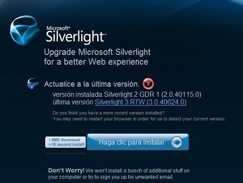 Silverlight 3.0 ya está disponible para descargar