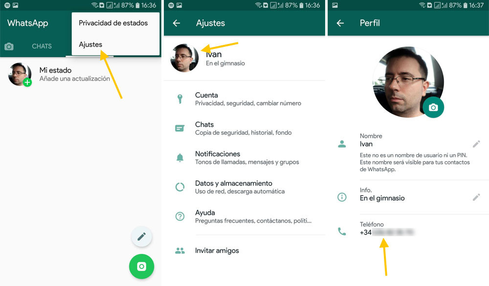 Cómo saber mi número de teléfono en Android