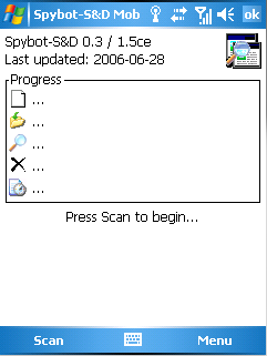Spybot S&D para Pocket PC