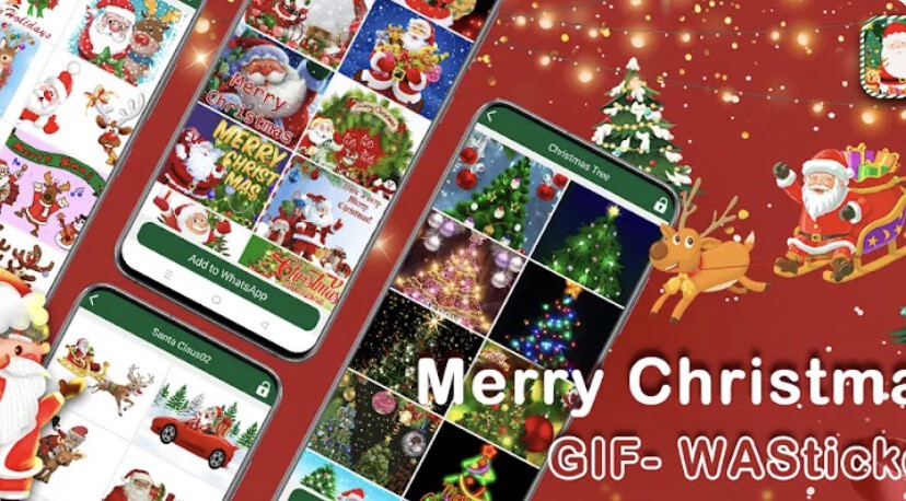 Los mejores stickers gratis de WhatsApp para felicitar esta Navidad