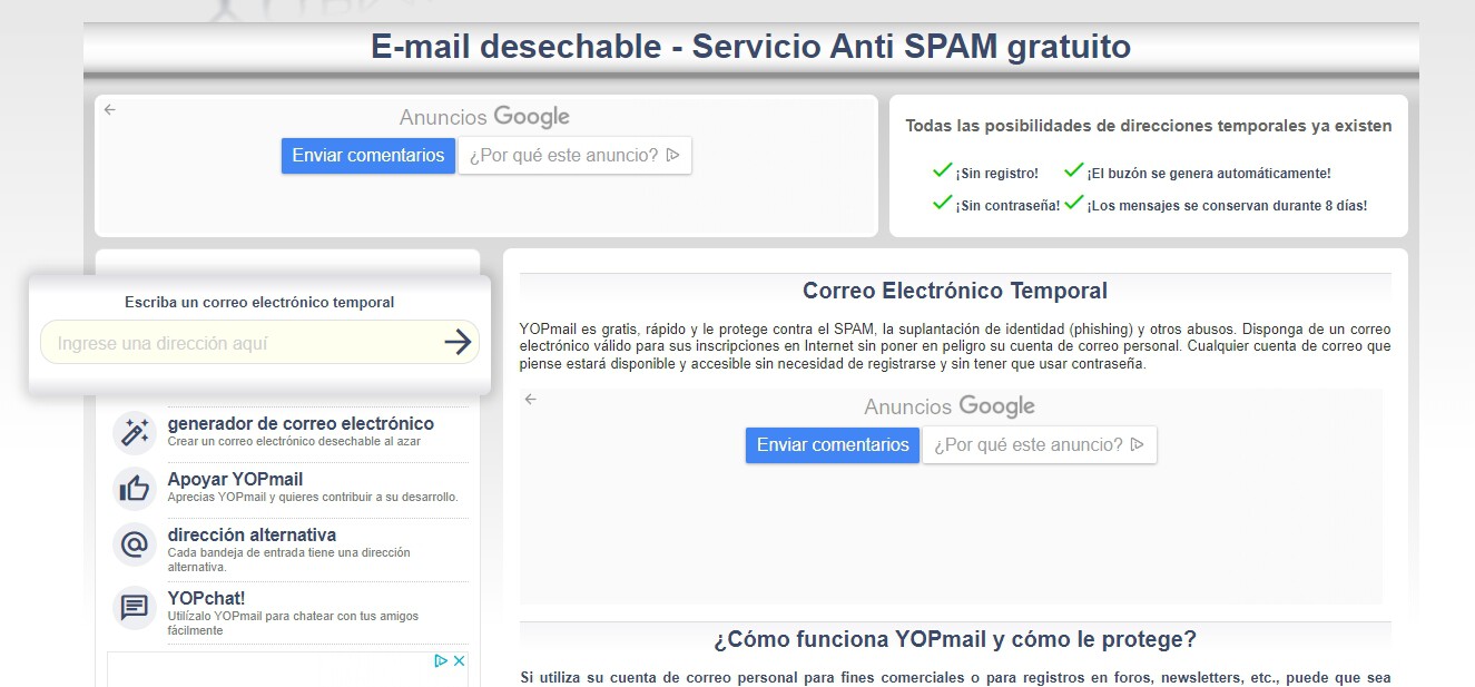 Cuentas de email desechable: qué son y 9 webs para generar correos ...