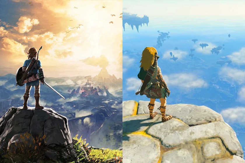The Legend of Zelda Tears of the Kingdom: comparativa entre el nuevo mapa con Breath of the Wild ...