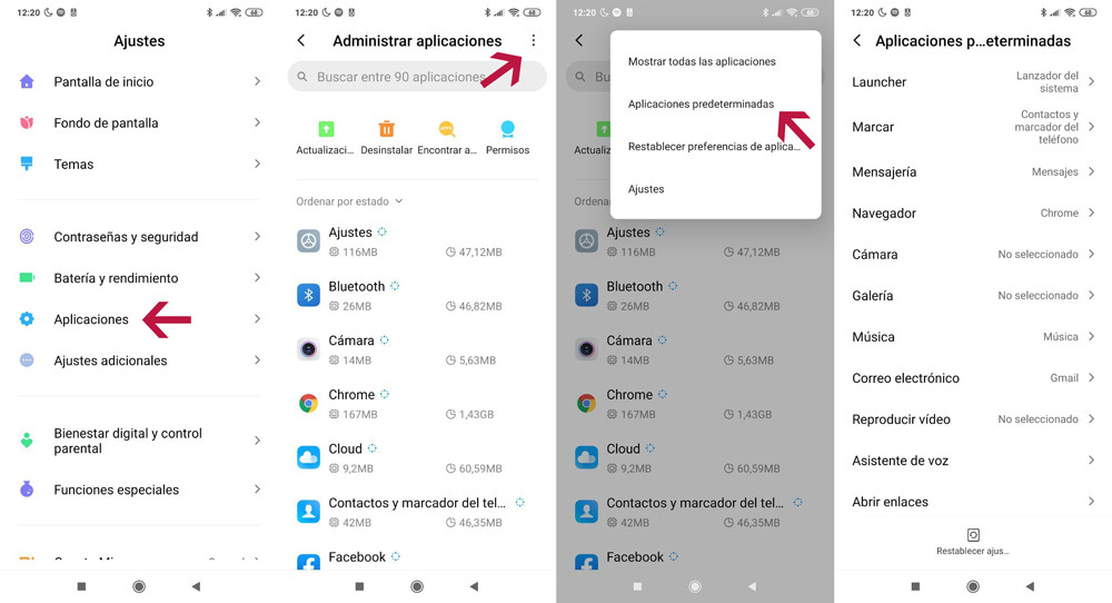 Cómo configurar las apps predeterminadas y apps instantáneas en Android ...