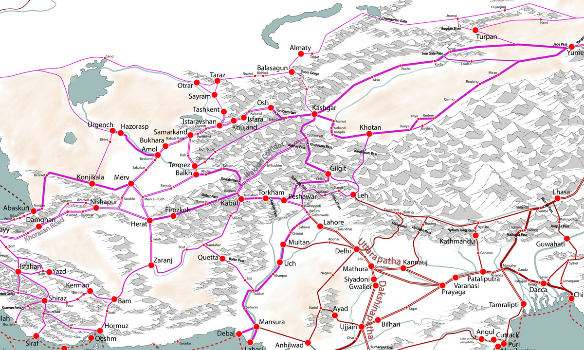 Las grandiosas rutas comerciales de la Edad Media, ilustradas en este ...