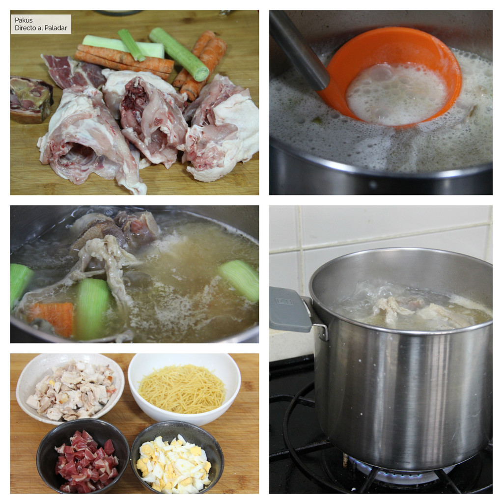 Sopa de picadillo tradicional andaluza, el plato de cuchara tradicional ...