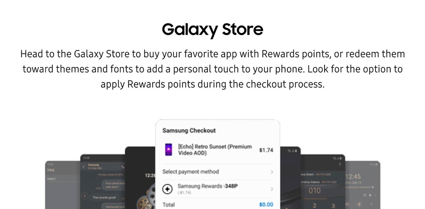 La Galaxy Store ahora permite comprar aplicaciones con Samsung Rewards