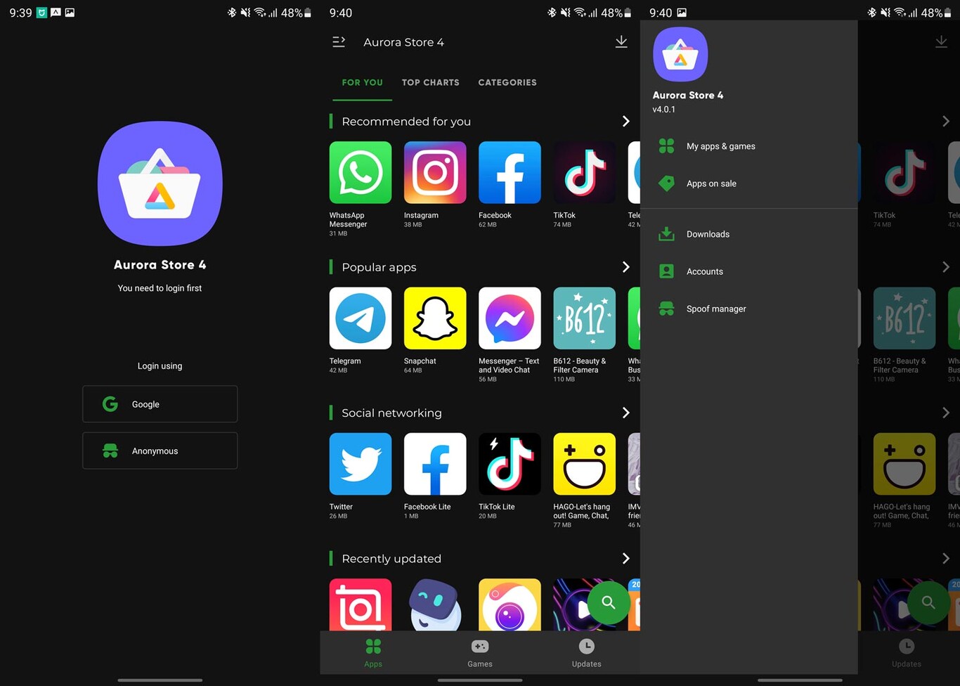 La mejor alternativa a Google Play se parece aún más a la tienda de ...