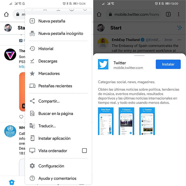 Las aplicaciones web progresivas ahora se instalan casi como apps ...