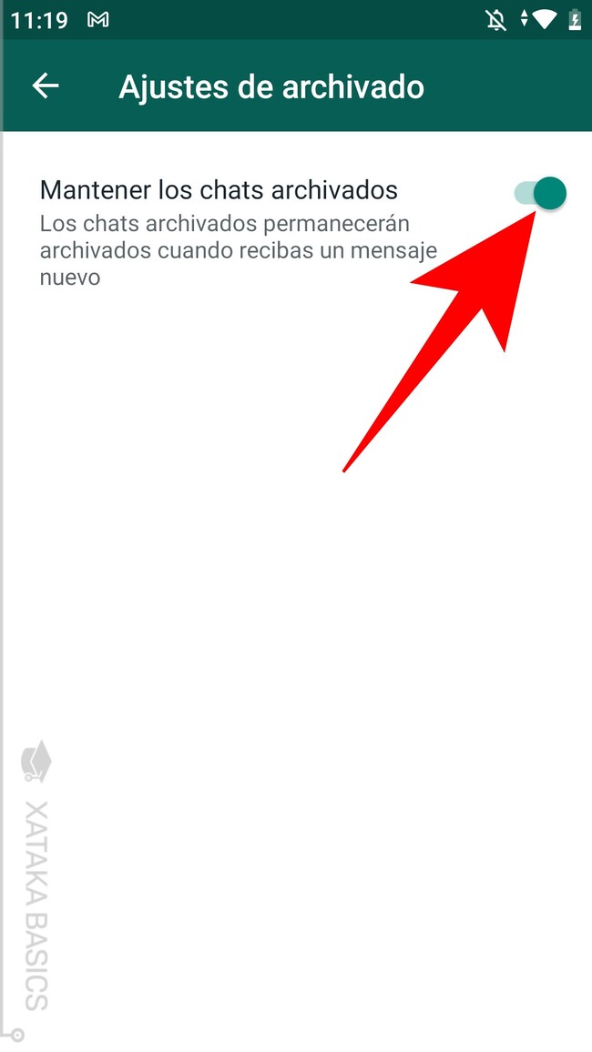 Cómo mantener los chats archivados en WhatsApp