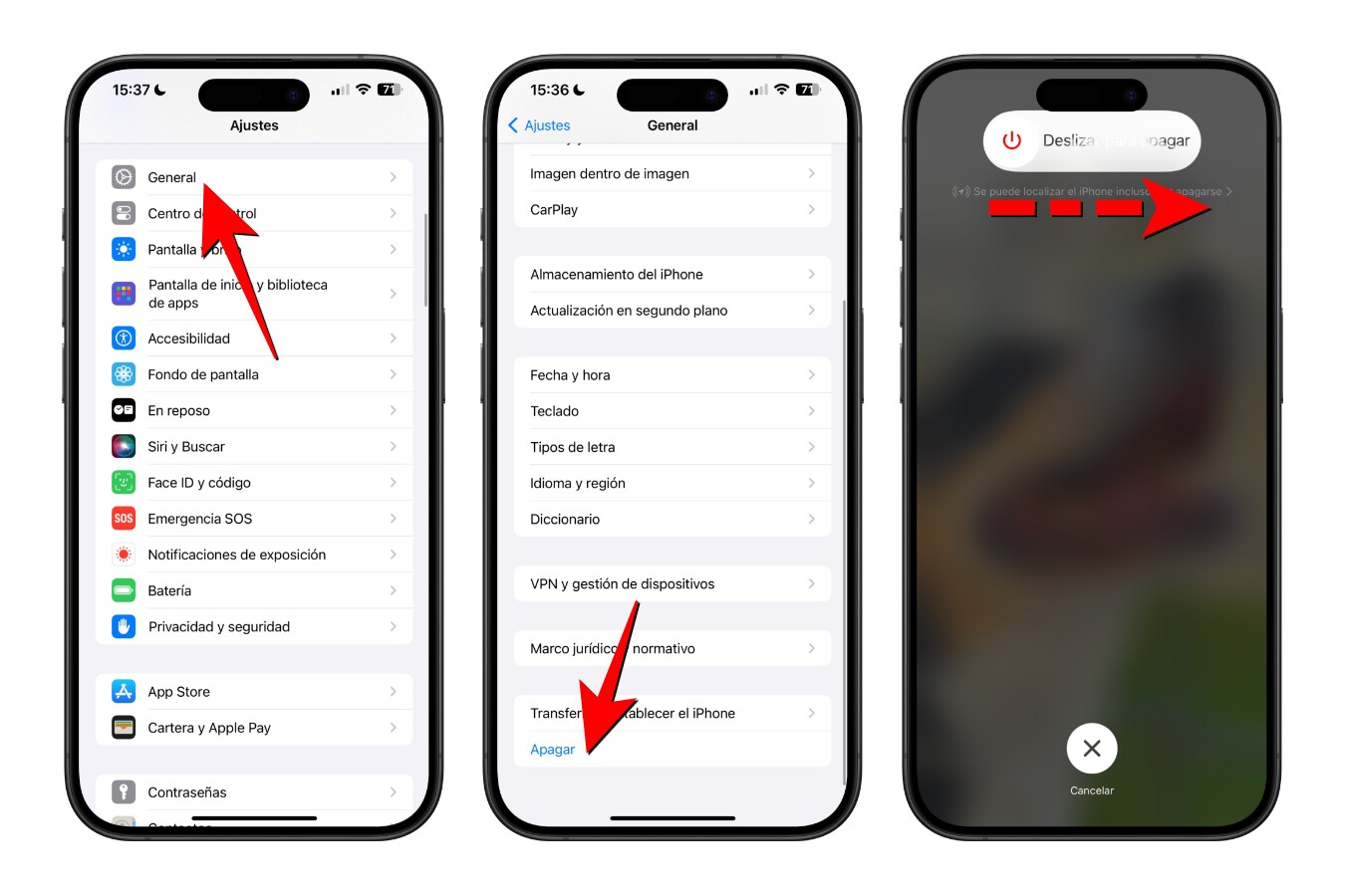 Cómo apagar el iPhone: cinco formas distintas de conseguirlo