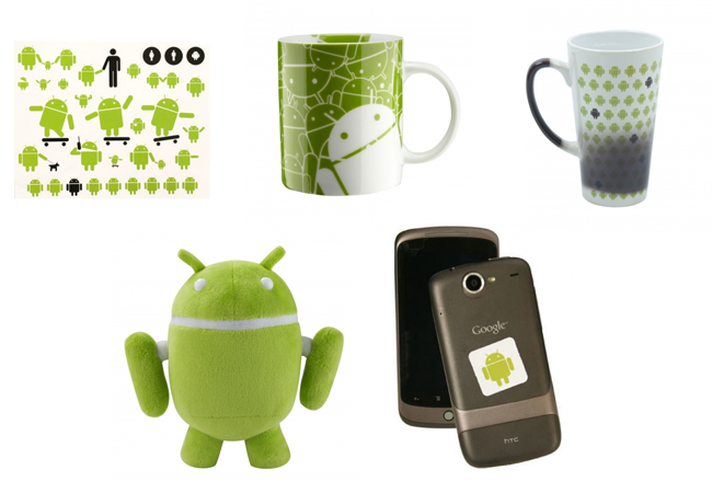 Regalos Android: merchandising oficial