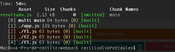 Empaquetando JavaScript con Webpack