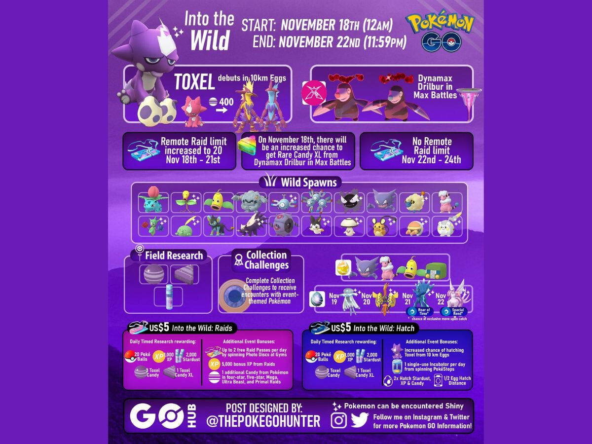 Pokémon Go celebra el evento 'Into the Wild' y así podrás participar en ...