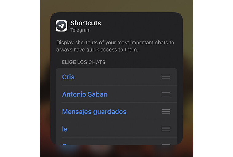 Widgets de Telegram: cómo usarlos y configurarlos en iOS y Android