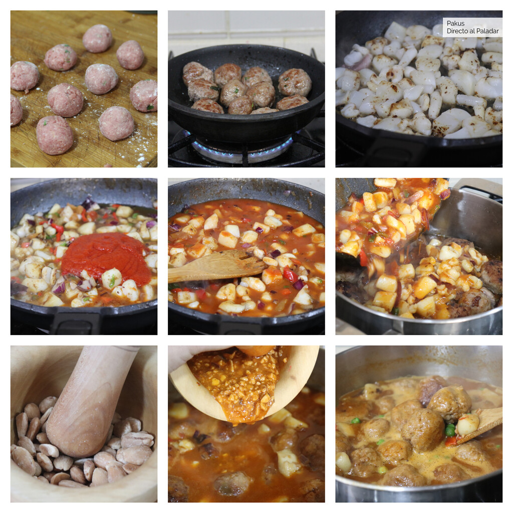 Albóndigas con sepia a la catalana: la mejor receta tradicional de ...