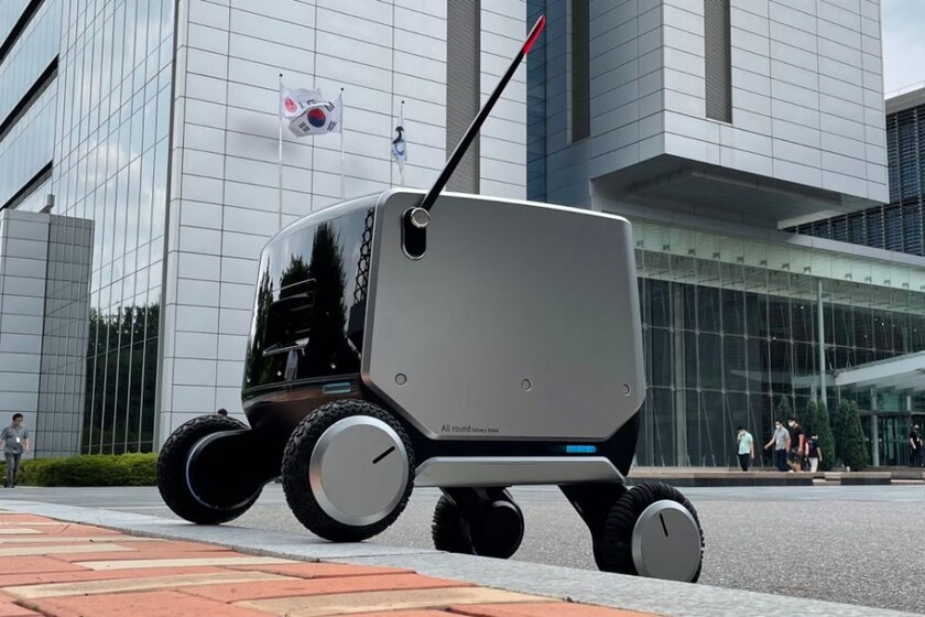 El nuevo robot de LG está preparado para repartir envíos tanto en ...