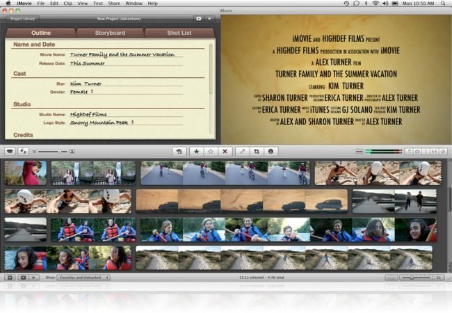 iMovie'11, mejoras para conseguir resultados aún más espectaculares