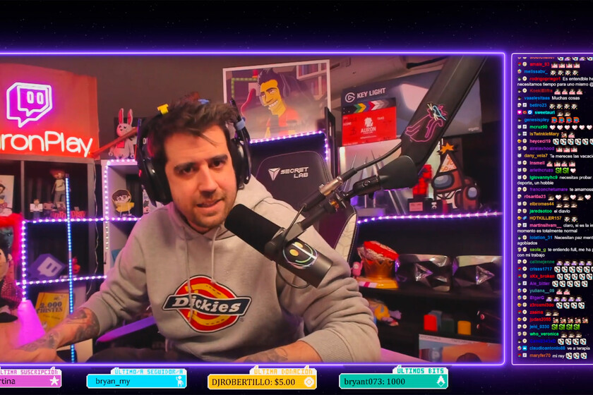 Auronplay se va de Twitch: después de la polémica con Biyin se tomará ...