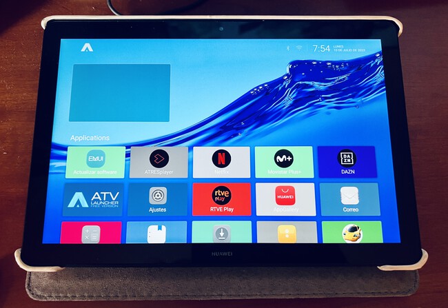 He convertido una vieja tablet Android que ya no usaba en una smart TV ...