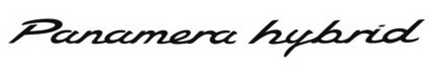 El logo del Porsche Panamera