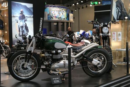 Bienvenidos al Triumph Factory Custom en el EICMA
