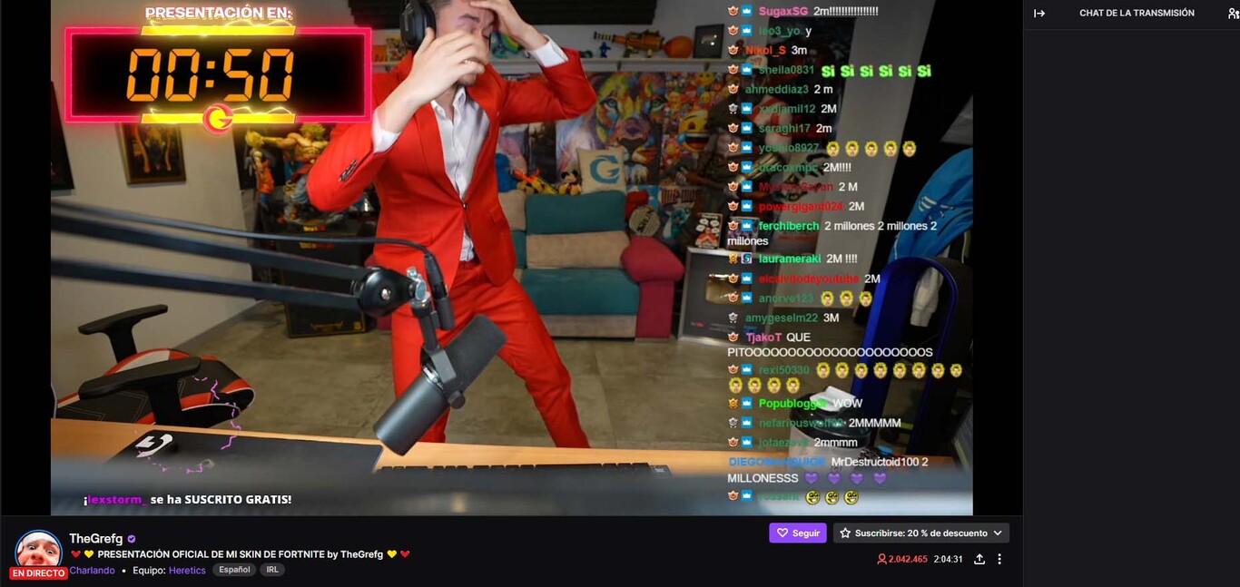 TheGrefg logra el directo de Twitch más visto de la historia durante la ...