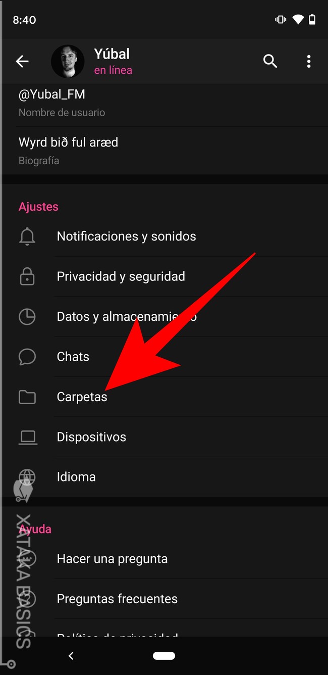 Telegram: cómo crear carpetas de chats para organizar tus conversaciones