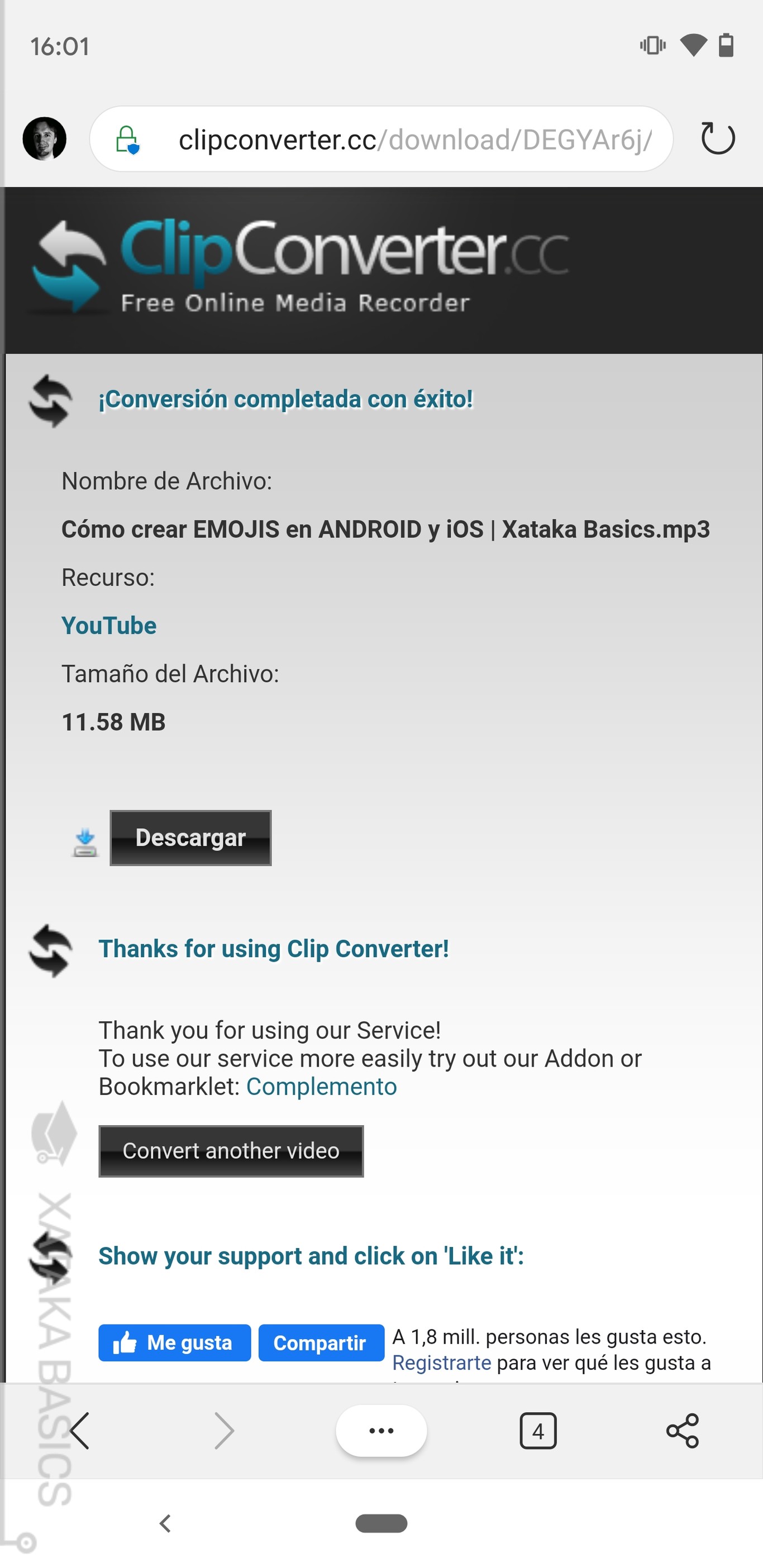 Cómo bajar música de YouTube o cualquier audio de un vídeo