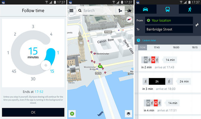 Nokia Here Maps ya disponible oficialmente para los Samsung Galaxy