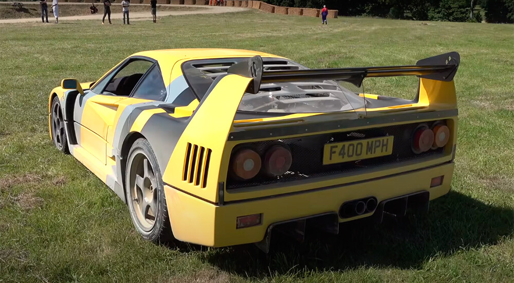 Hoy, en 'Gente que le sobra el dinero': derrapando con un Ferrari F40 ...