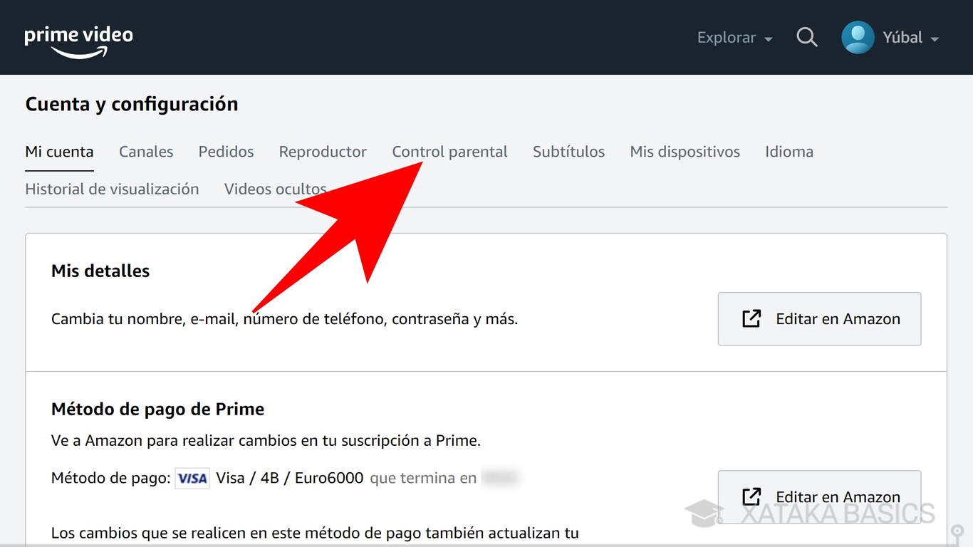 Cómo proteger con un PIN las compras de Prime Video