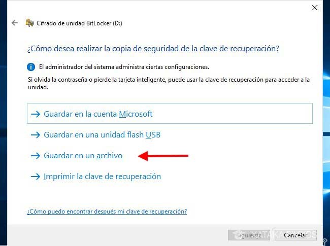 Cómo cifrar un disco duro con BitLocker en Windows 10