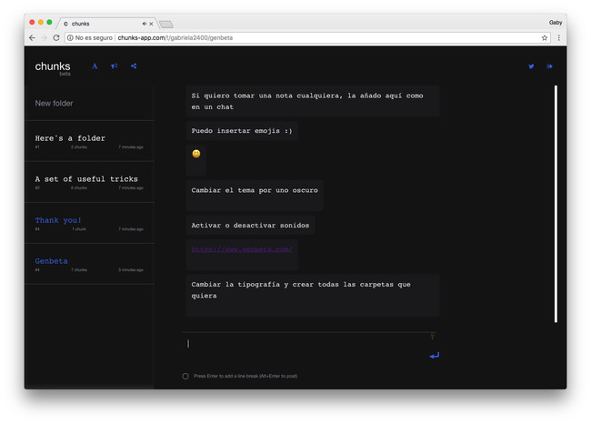 Chunks, una webapp para escritores y no escritores que te invita a ...