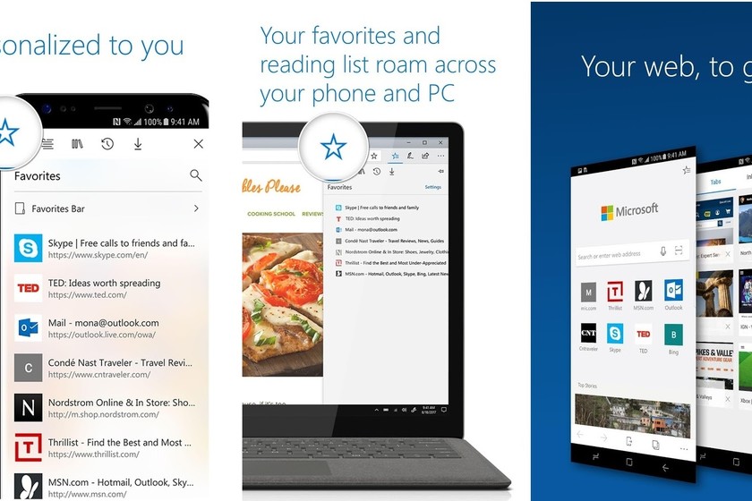 Microsoft Edge para Android: así es la preview del famoso navegador en ...
