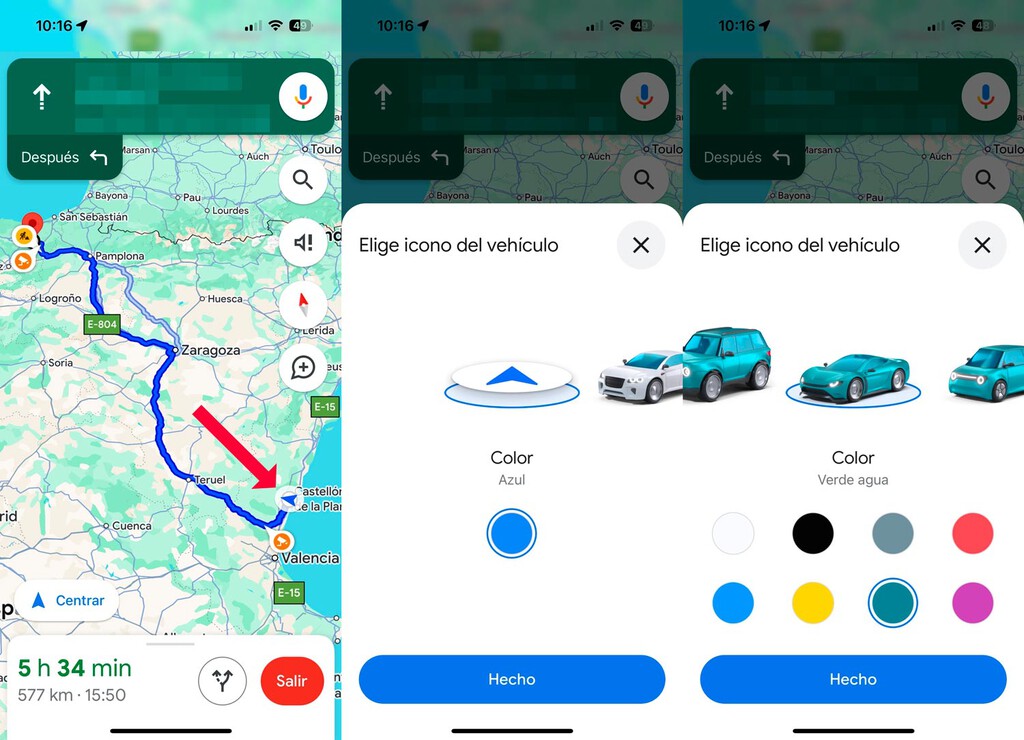 Se acabó la flecha azul de Google Maps: llegan los cochazos y hasta ...