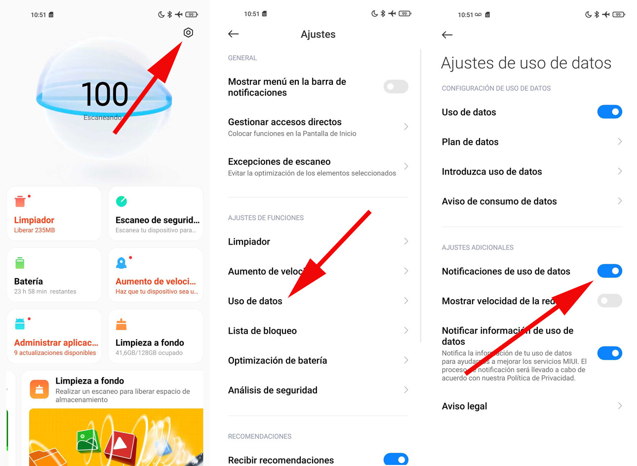 Cómo hacer que tu Xiaomi te avise de los datos que llevas consumidos en ...