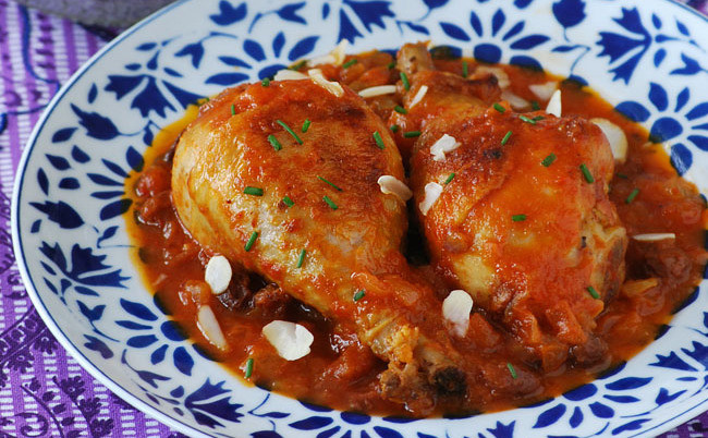 Pollo al estilo persa. Receta de cocina fácil, sencilla y deliciosa
