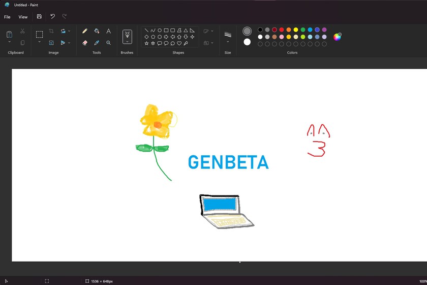 Han modificado el Paint de Windows 11 para que tenga modo oscuro, y lo ...