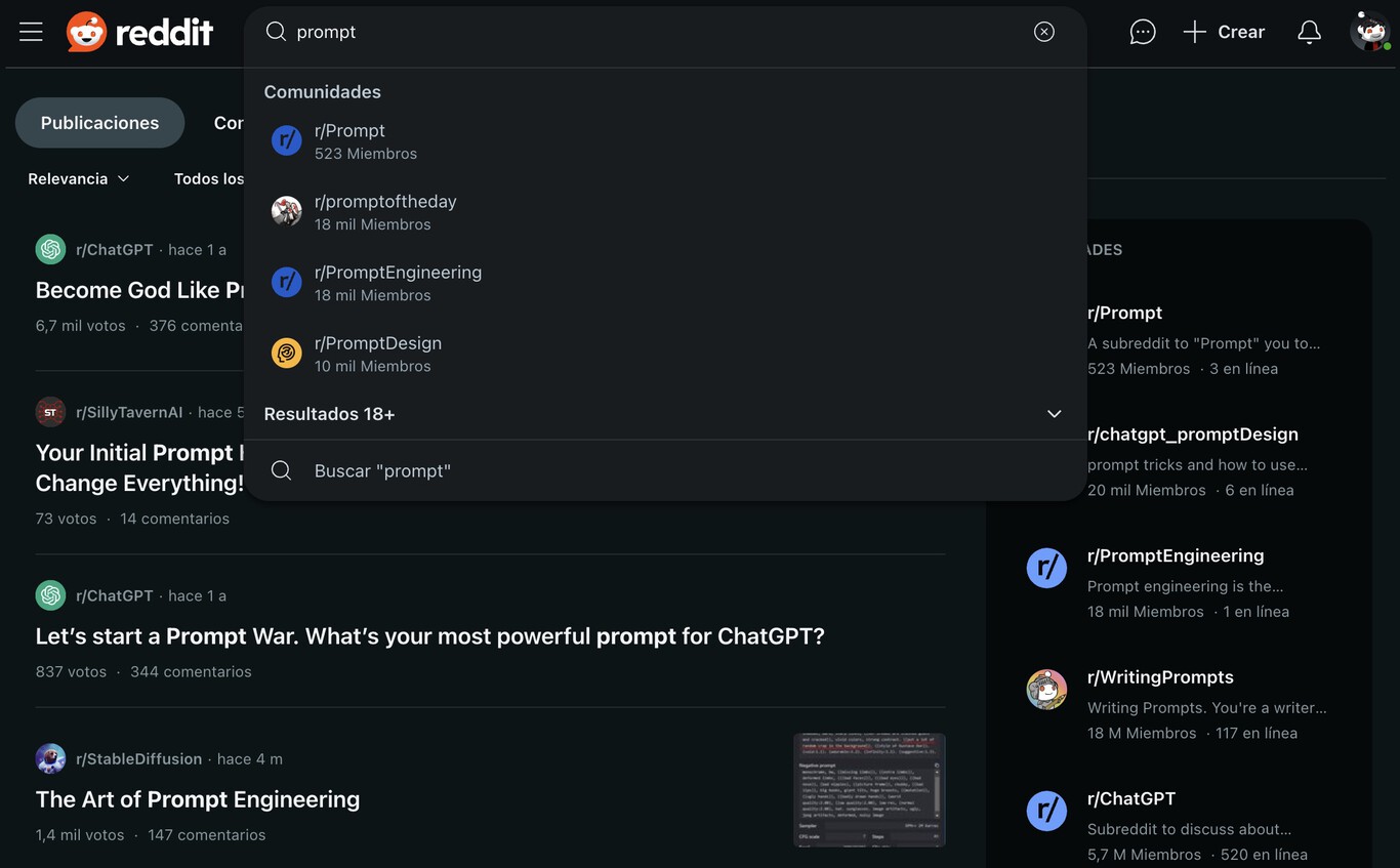 Páginas de prompts: 16 webs y comunidades gratis para encontrar ideas ...
