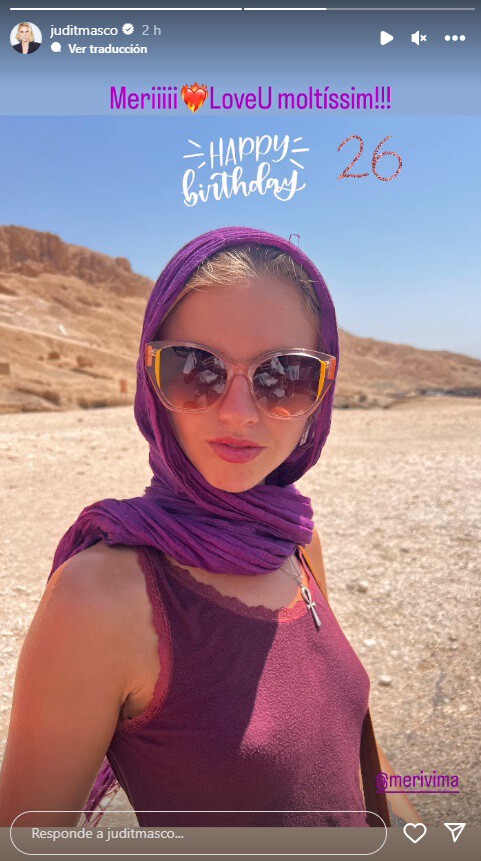 Judit Mascó enamora a todo el mundo con una imagen de su hija: son ...