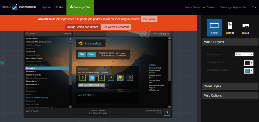 Cómo crear e instalar temas para personalizar la apariencia de Steam